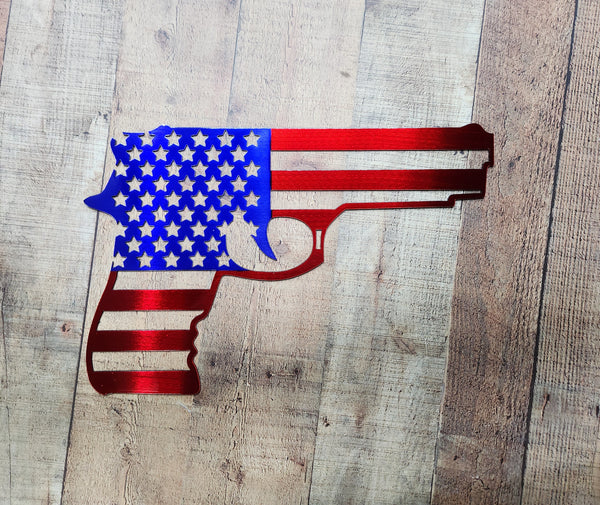 Gun Flag – Elite Metal Design LLC